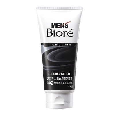 BIORE Men's Black & White Facial Scrub | Men's Zone | Watsons Hong Kong