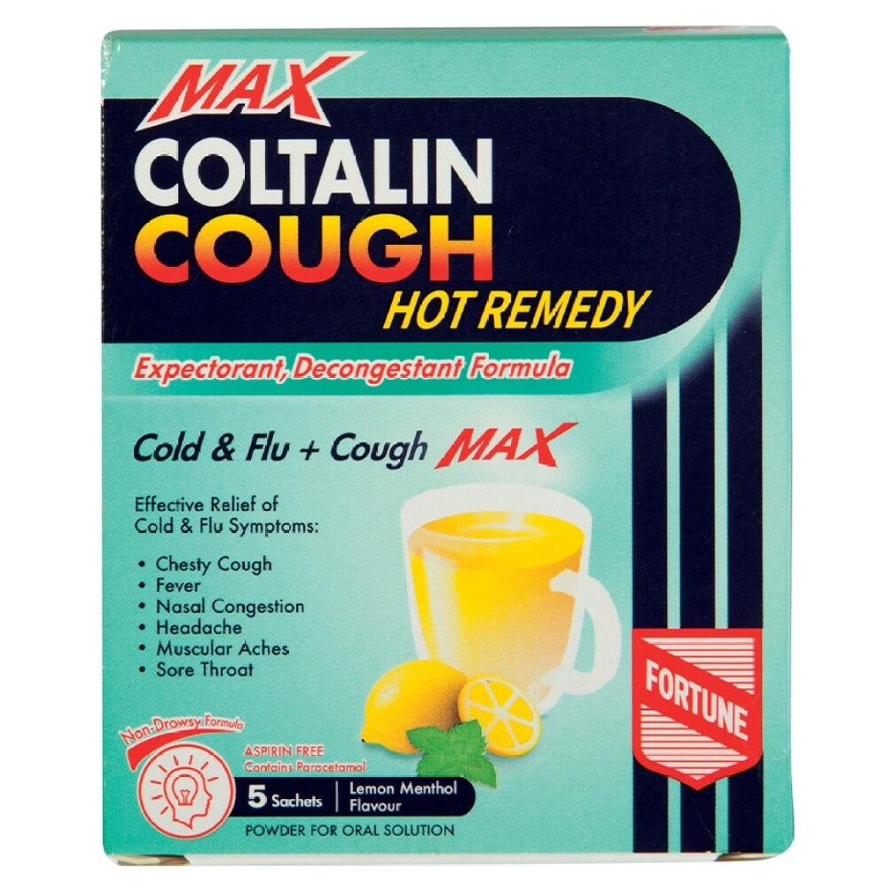 FORTUNE COLTALIN COUGH HOT REMEDY MAX | Western Medicine | Watsons Hong ...