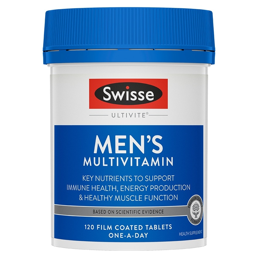 SWISSE SWISSE MEN’S ULTIVITE MULTIVITAMIN 120 TABS | Health foods and ...