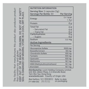 LOVINI Lovini Joint Care Xtra (60 Capsules) | Health foods and Vitamins ...